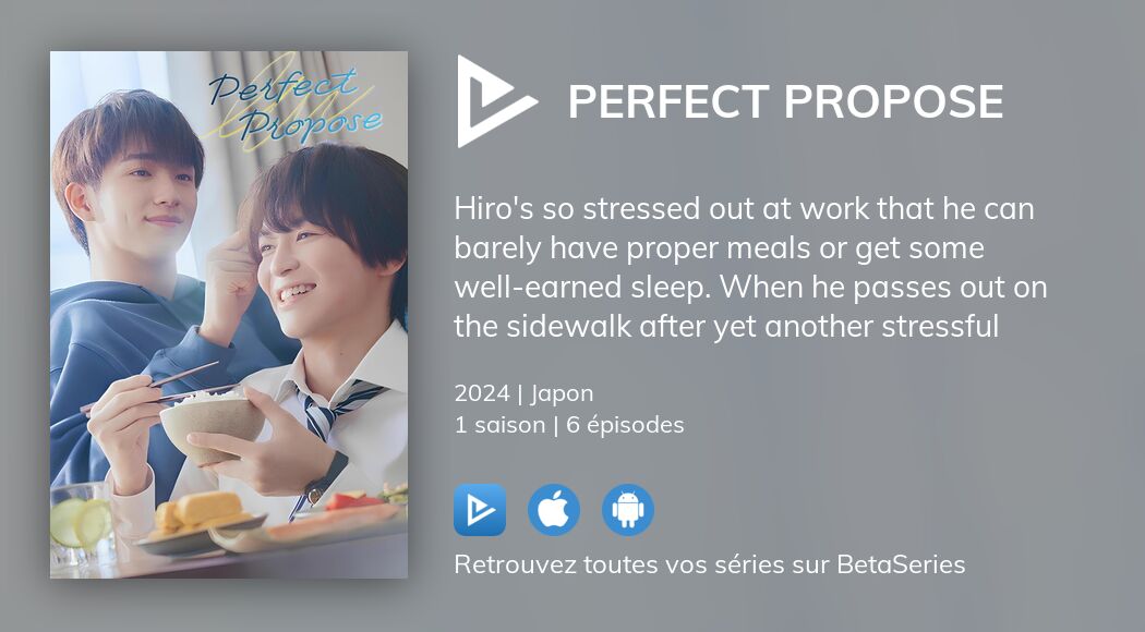 Regarder Perfect Propose streaming