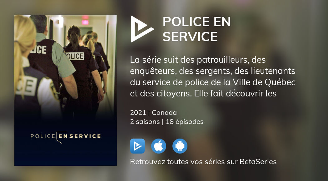 Regarder Police en service streaming