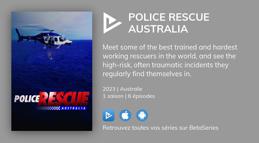 Regarder Police Rescue Australia streaming