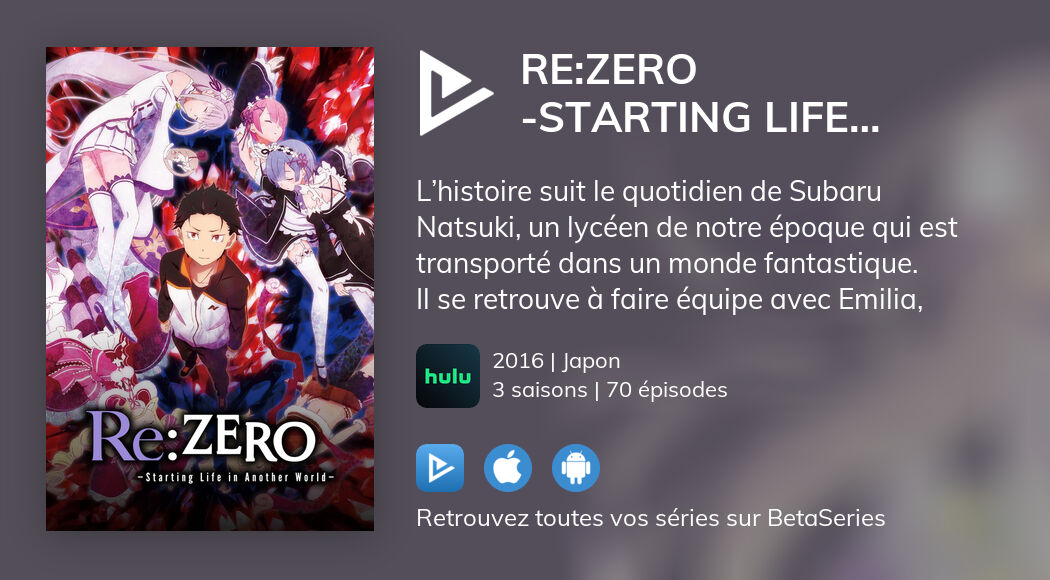 Regarder Re:ZERO -Starting Life in Another World- streaming