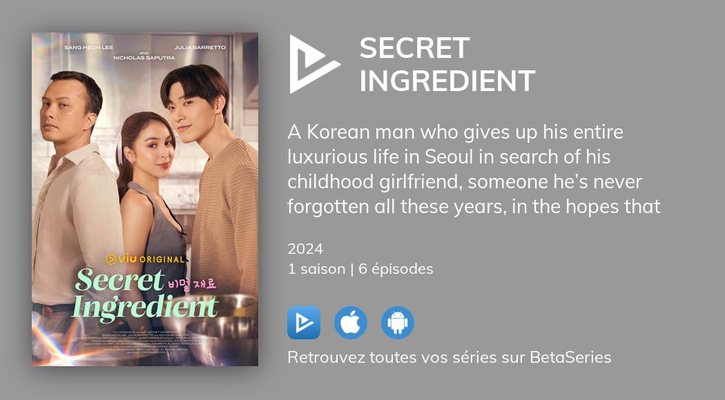 Regarder Secret Ingredient streaming