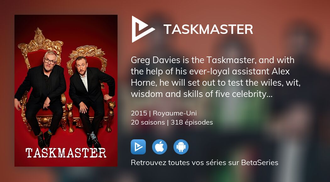 Regarder Taskmaster streaming