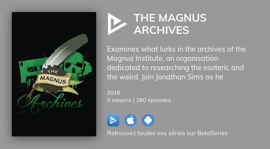 Regarder The Magnus Archives streaming
