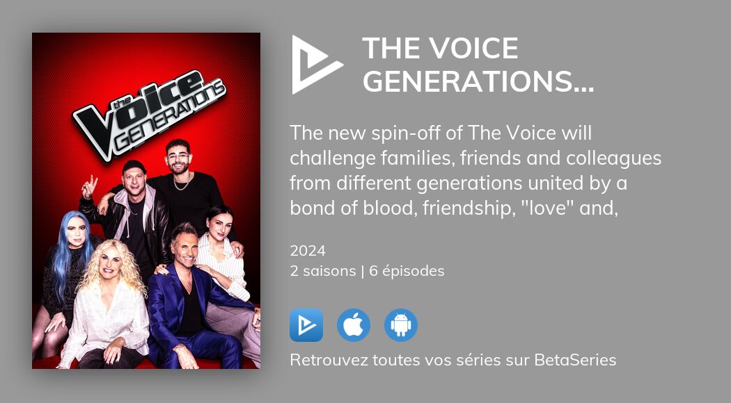 Regarder The Voice Generations (Italy) streaming