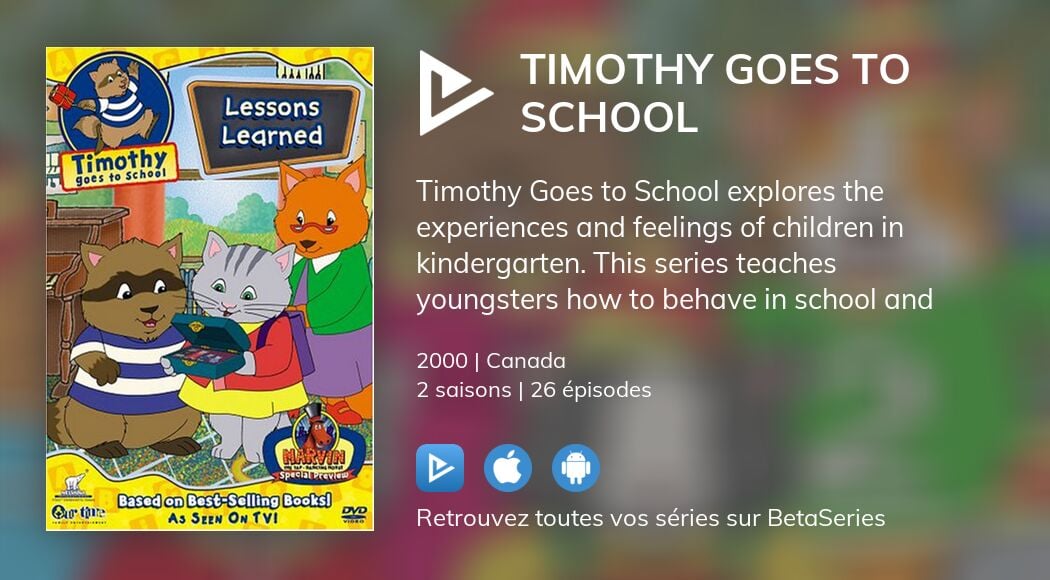 Regarder Timothy Goes to School streaming