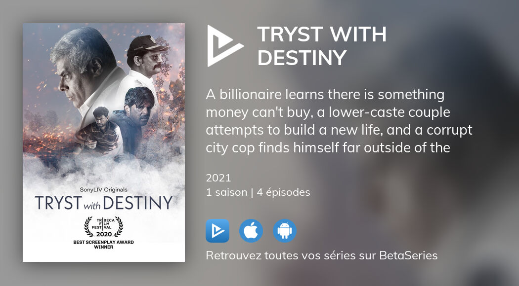Regarder Tryst With Destiny streaming