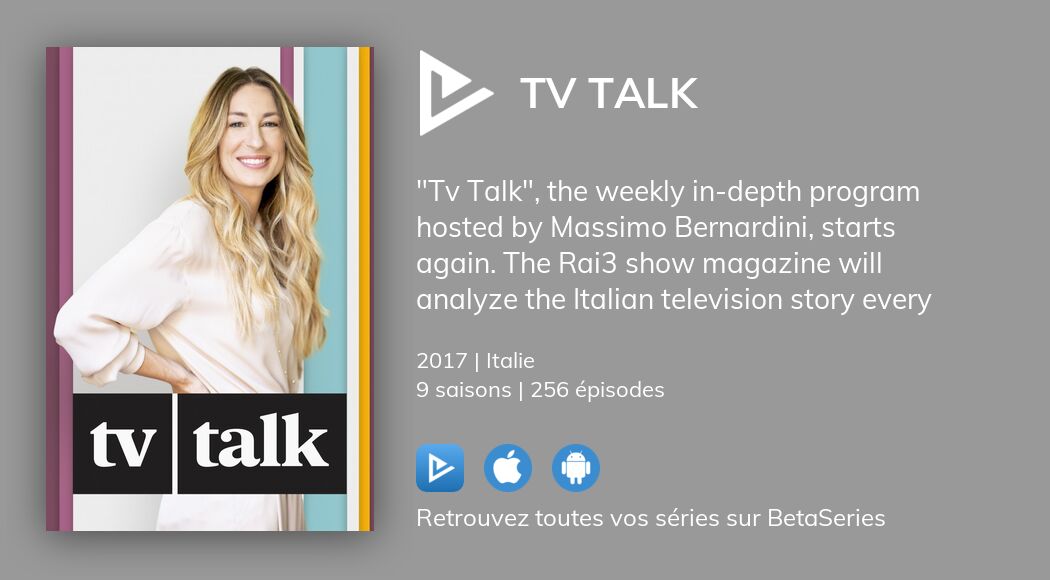 Vidéo : Voir la série Tv Talk en streaming légal complet