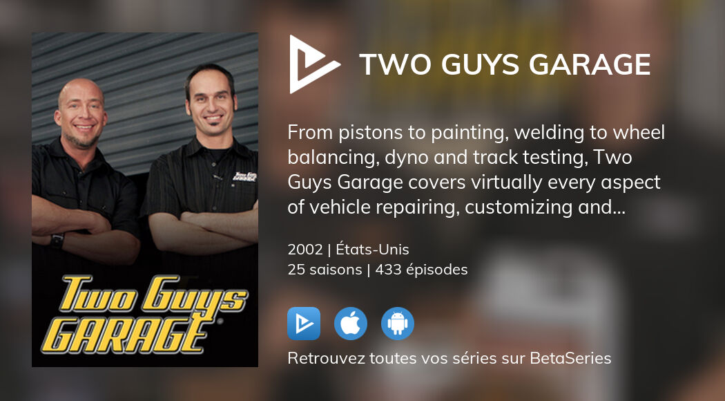 Regarder Two Guys Garage streaming