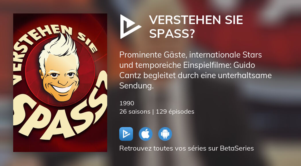 Regarder Verstehen Sie Spaß? streaming