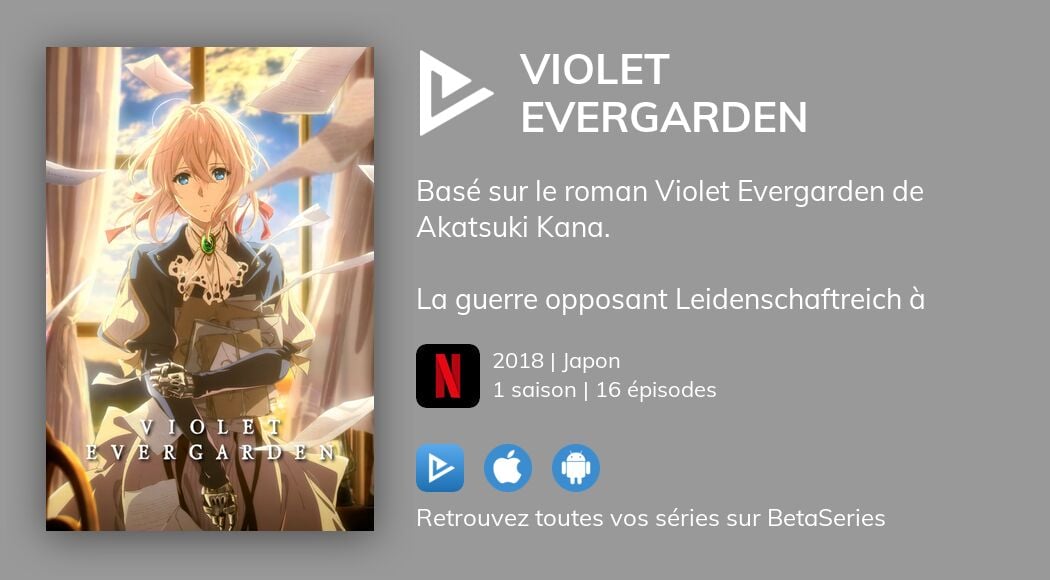 Regarder Violet Evergarden streaming