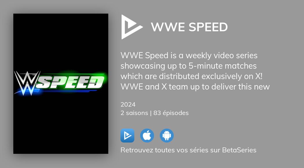 Regarder WWE Speed streaming