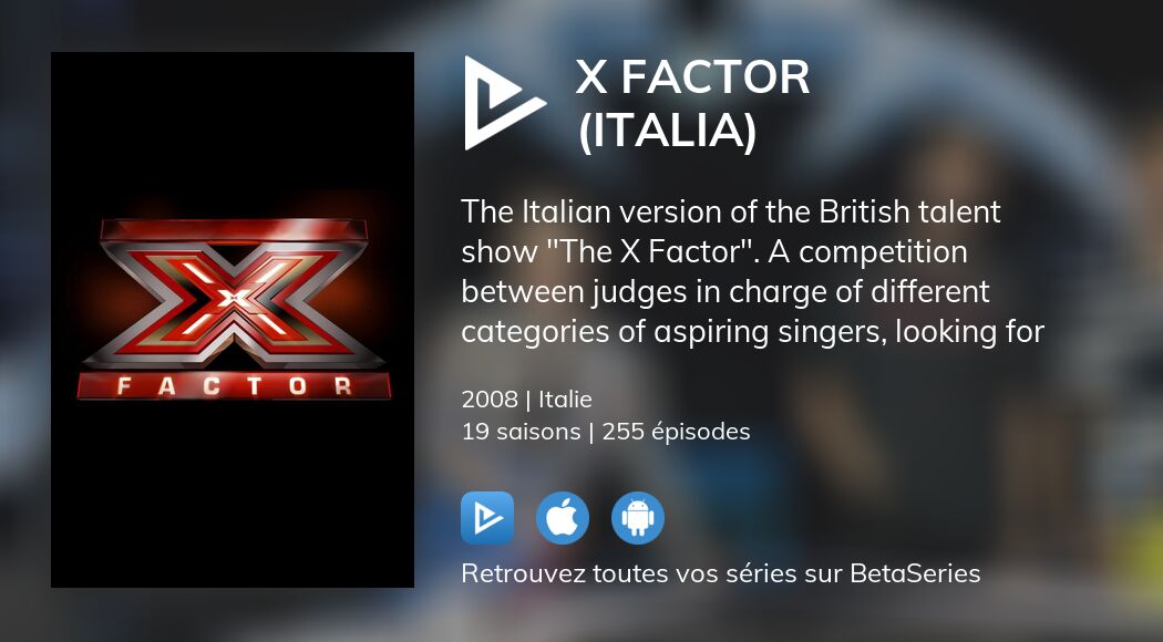 Regarder X Factor (IT) streaming