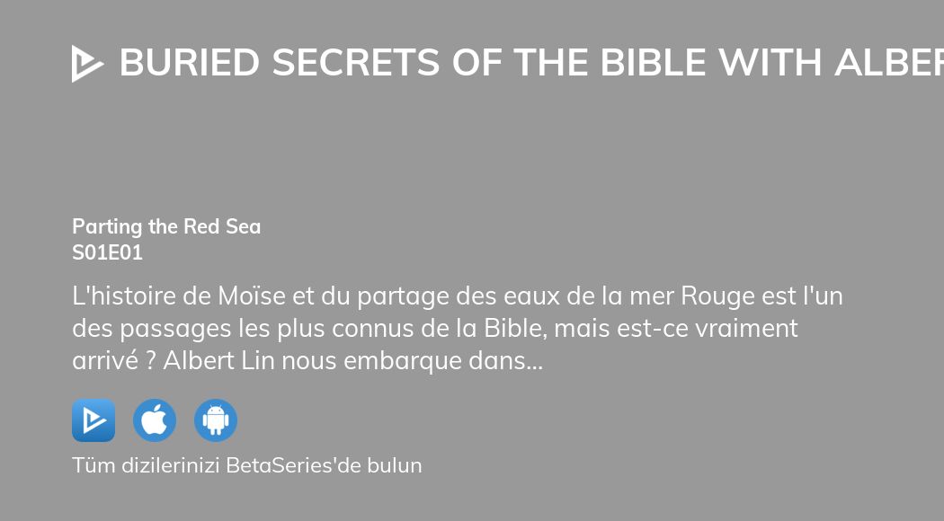 Buried Secrets of the Bible With Albert Lin sezon 1 bölüm 1 tam akışını ...