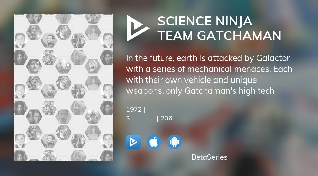Де дивитися серіал Science Ninja Team Gatchaman онлайн? | BetaSeries.com