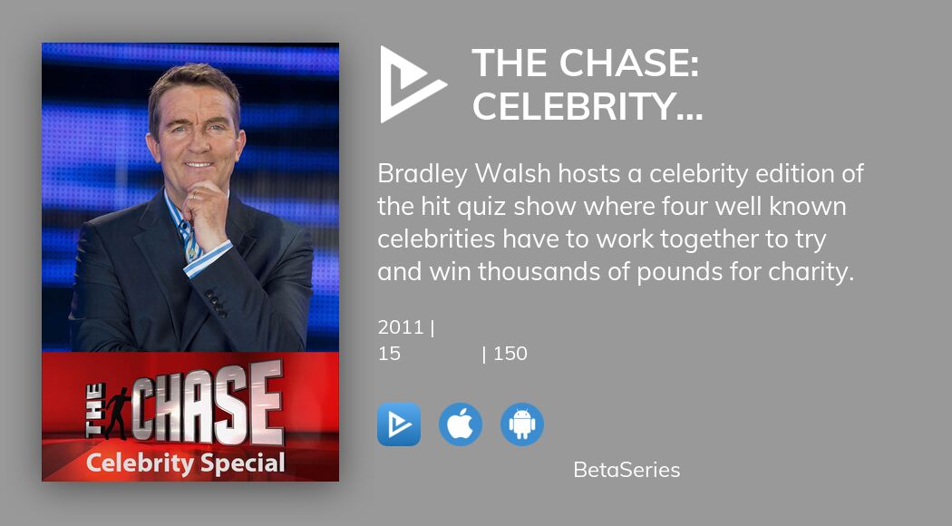 Дивіться трансляцію The Chase: Celebrity Special