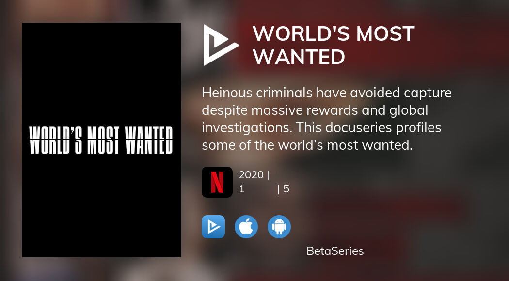 Дивіться трансляцію World's Most Wanted